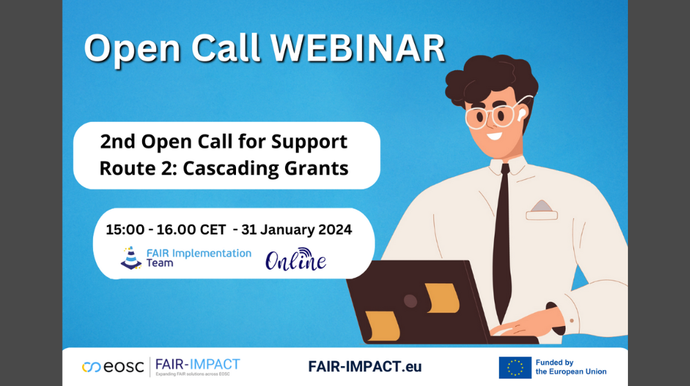 FAIR-IMPACT: second open call for financial support | Software ...